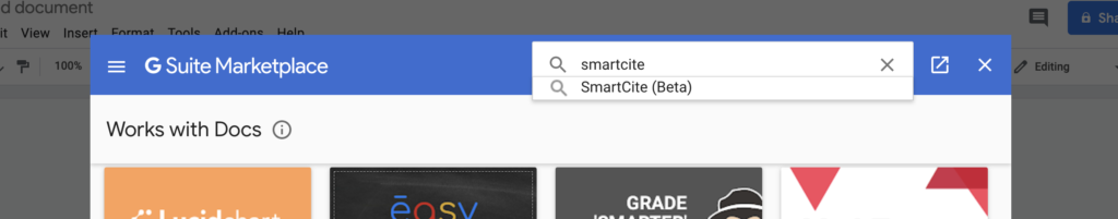 SmartCite for Google Docs - ReadCube