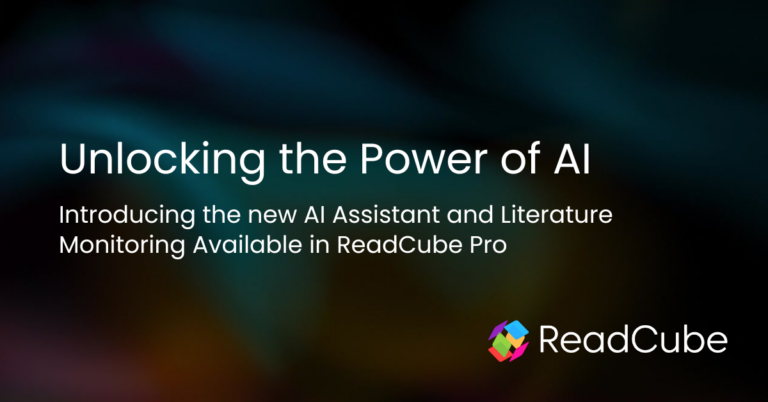 Unlocking the Power of AI - ReadCube