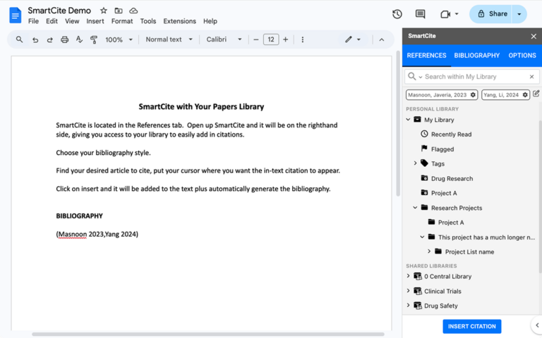 SmartCite for ReadCube