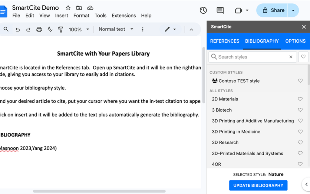 SmartCite for ReadCube